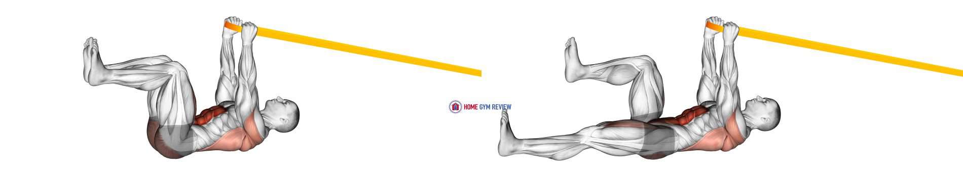 Resistance Band Upper Body Dead Bug - Home Gym Review